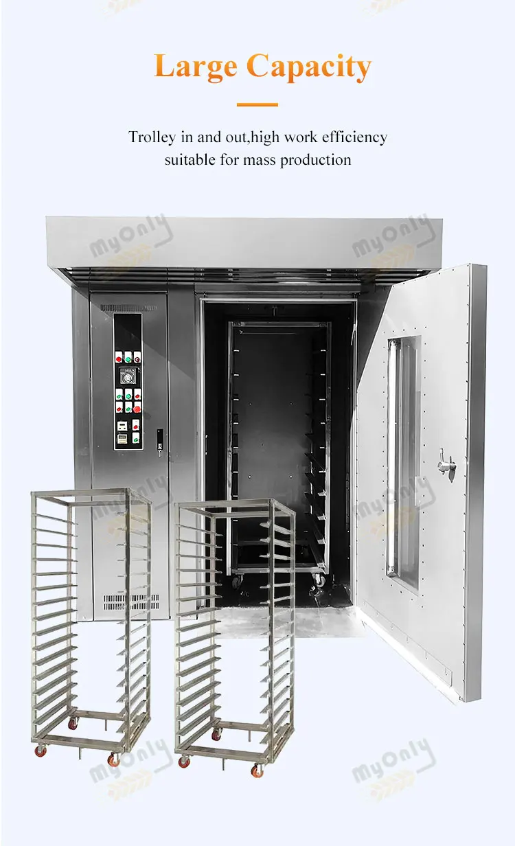 Industrial Bake Oven: Big Capacity Bread Machine 50/100/200 kg/h, Fully ...