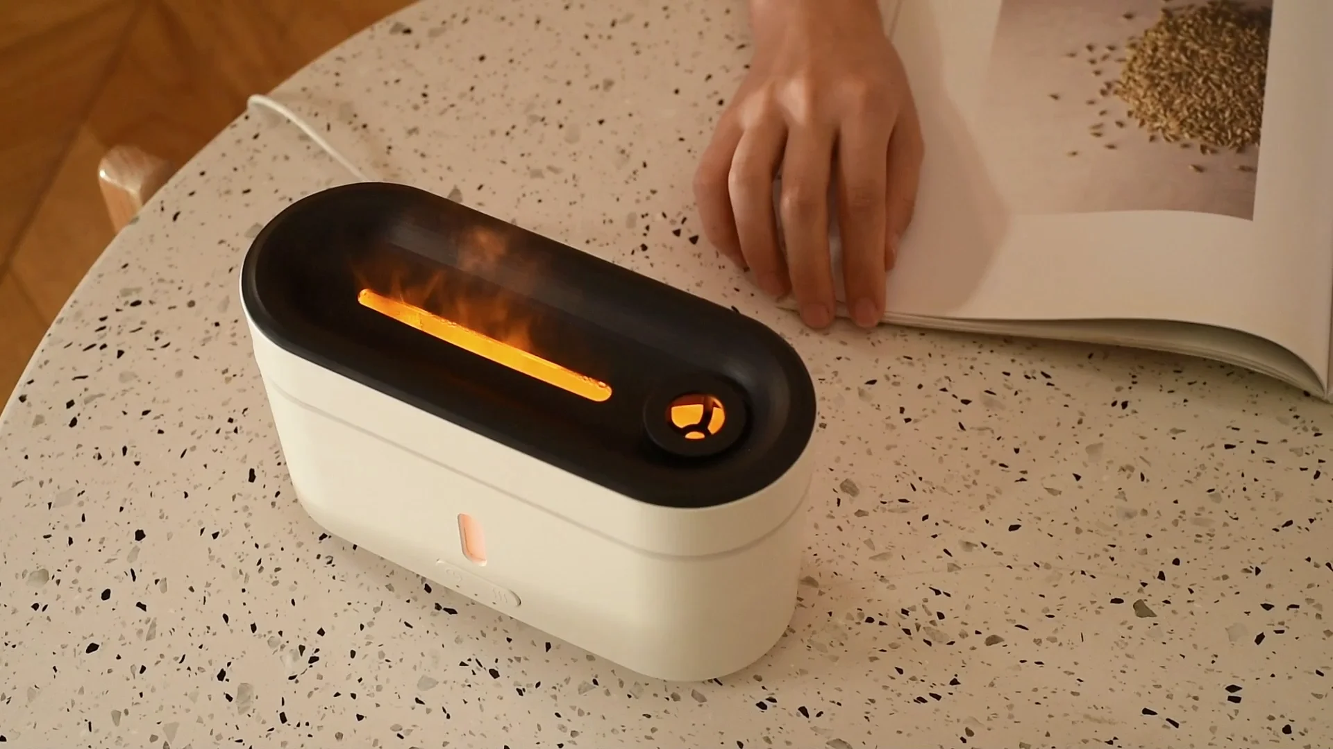 Imycoo Portable Oem/odm Blue Fire Flame Air Aroma Diffuser Alibaba ...