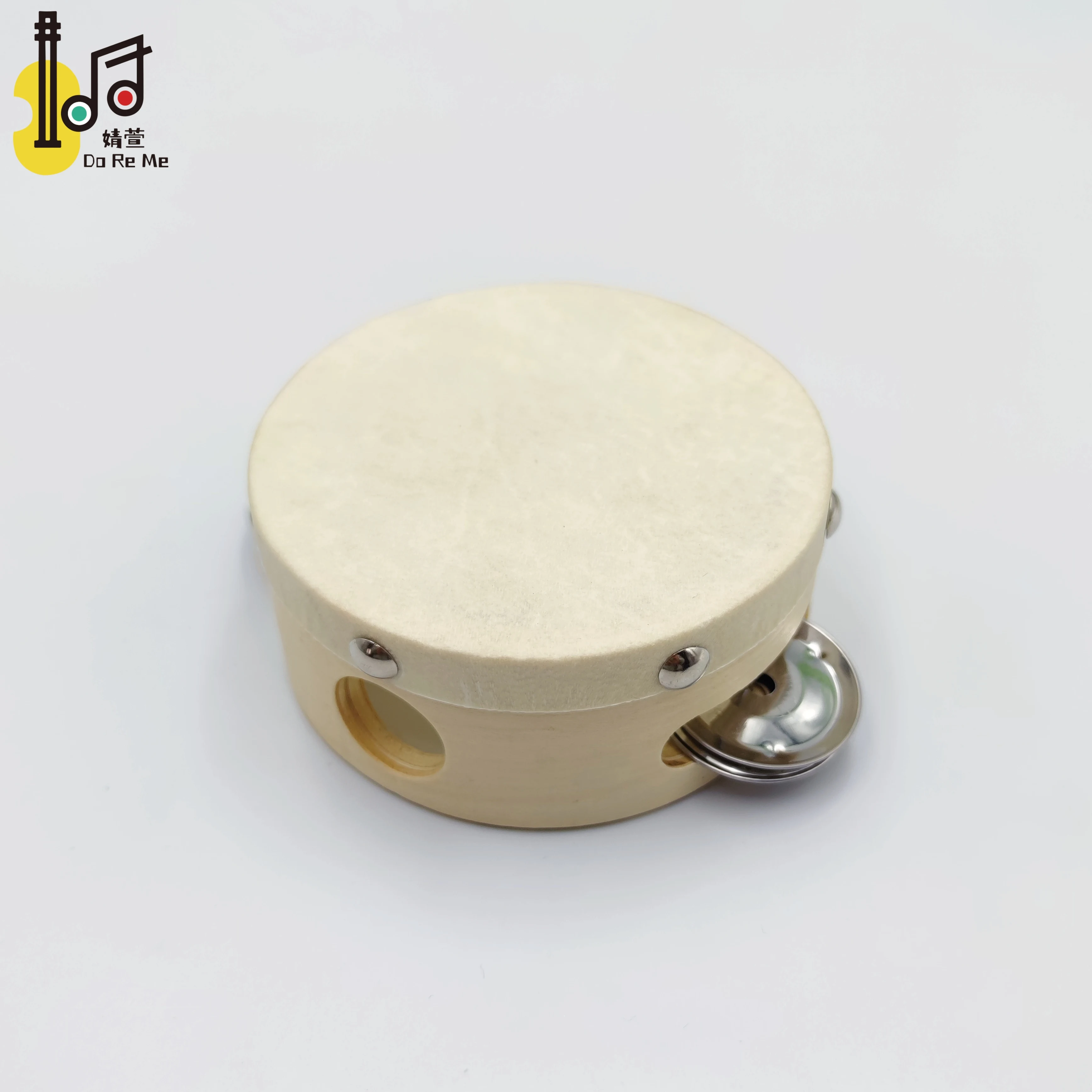 Wholesale Tambourine Sheepskin 4 Inch Tambourine for Sale