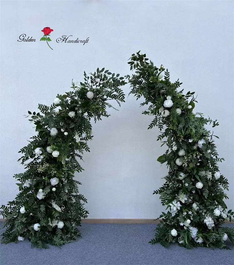 QSLH-S0646 Artificial Wedding Backdrop Floral Arrangement