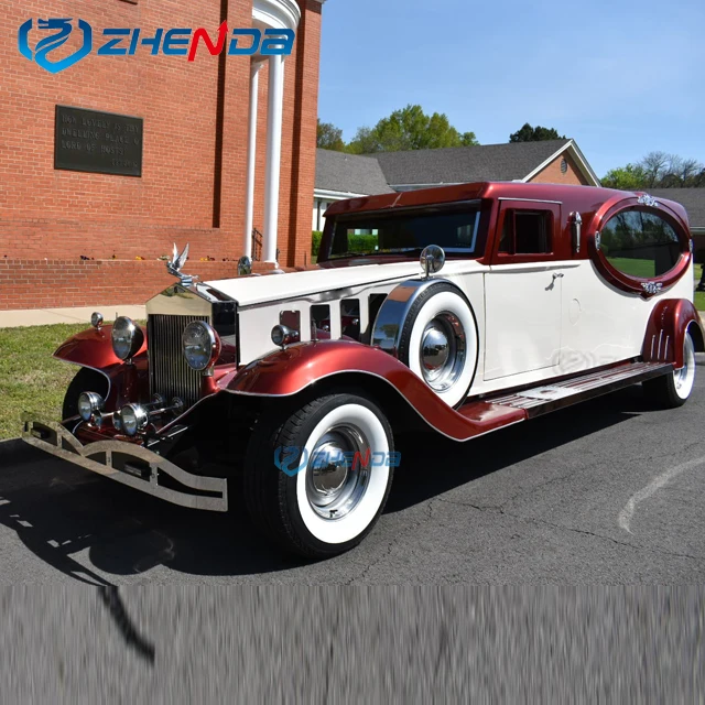 Nigerian Vintage Hearse - Luxury Red Funeral Car