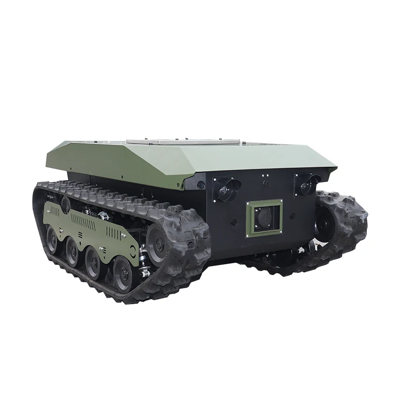 Tins13 Rubber Tracked Undercarriage Off Road Ugv Full Suspension Track ...