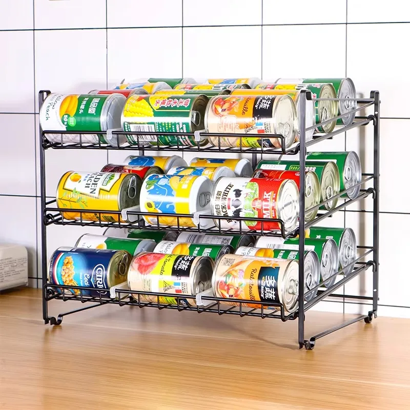 Stackable Soda Can Beverage Can Rack Organizer Holder 36pcs for Pantry ...