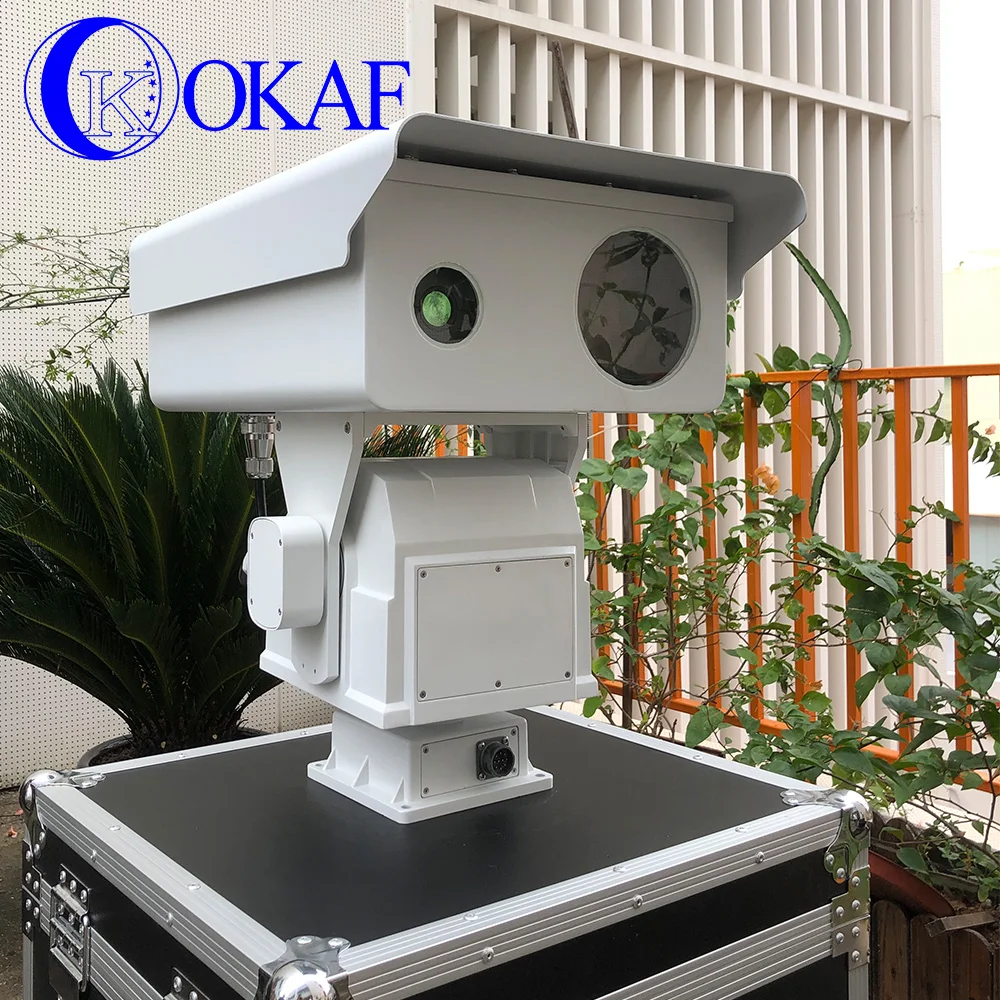 3000m Laser Range Finder Multi Sensor Thermal Imaging Camera 25-100mm Long Range Ptz Camera For ...