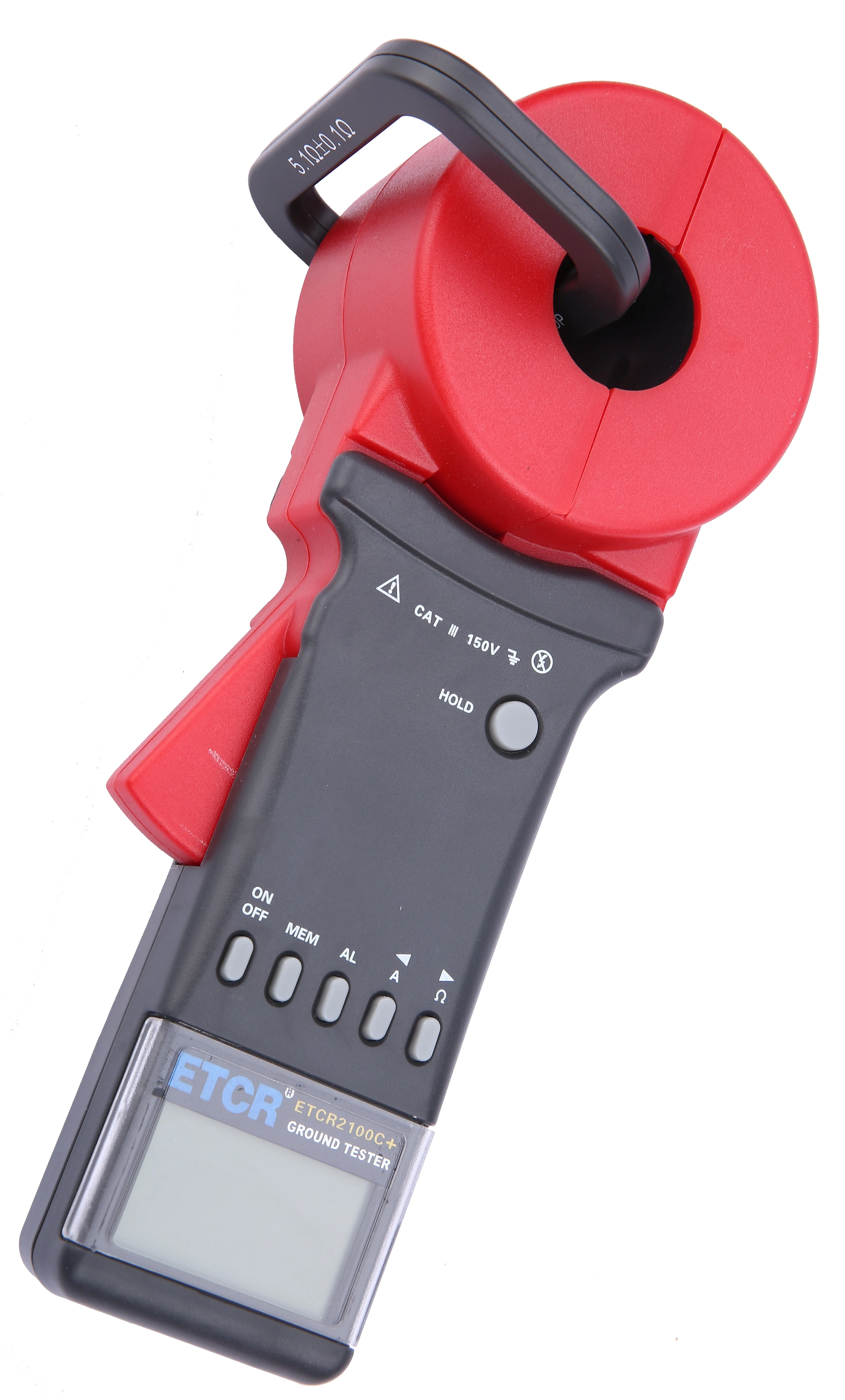 ETCR2100C+ Digital Clamp-on Earth Ground Resistance Tester