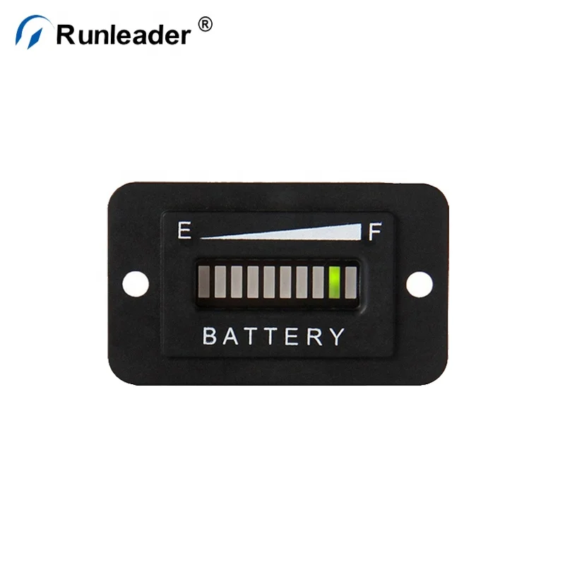 Runleader LED Lead acid Battery Status Charge Indicator Monitor Battery ...