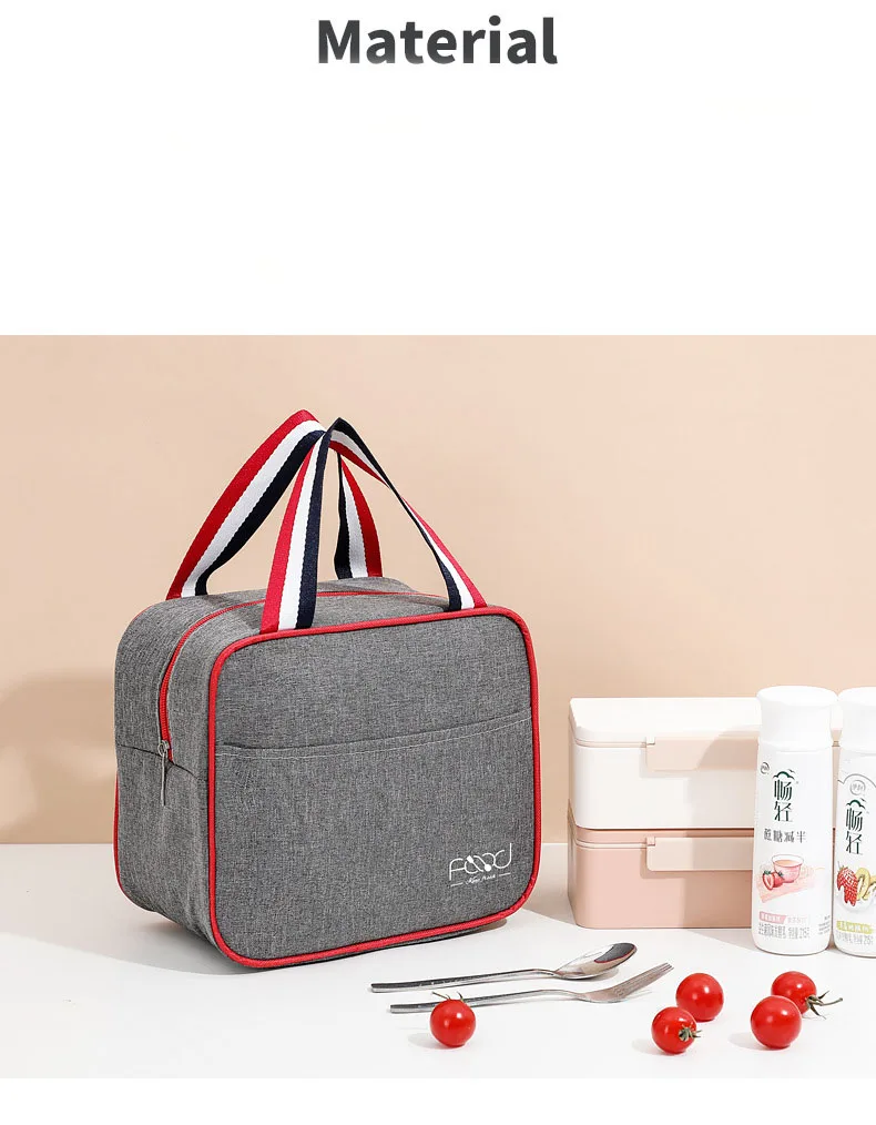 Portable Thermal Insulation square Lunch Bag Pack Taiwan Hot Portable ...