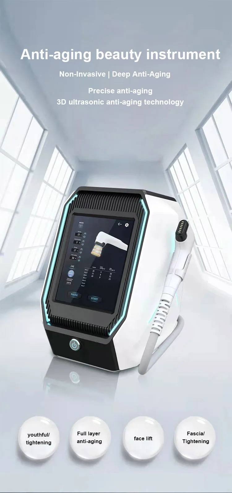 New HIFU 2026 Doublos High Intensity Focused Ultrasound HIFU Gold HIFU ...