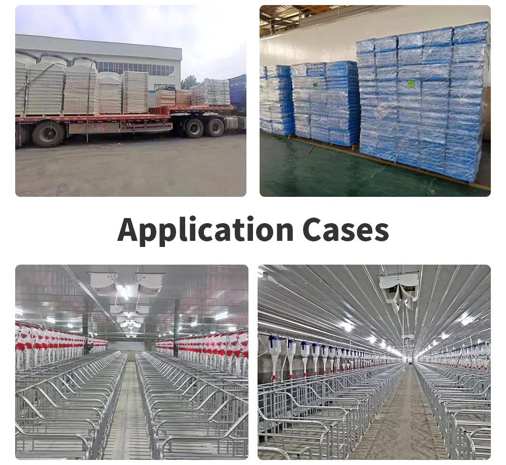 Portable Pig Pens Pig Gestation Crate with Feed Trough Pig Crates ...