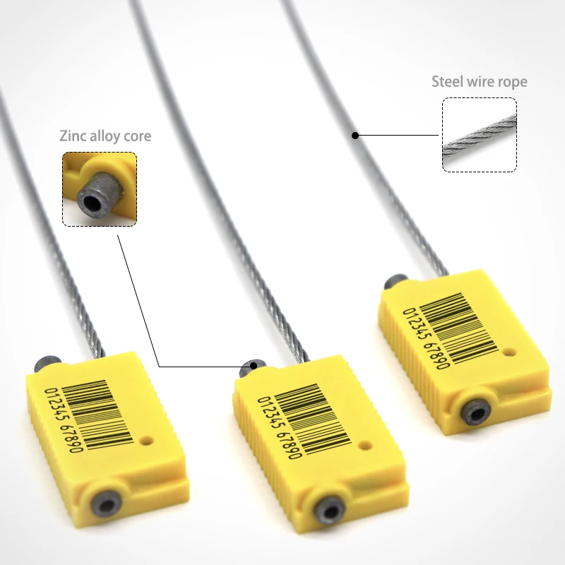 Ah-cs008 Disposable Pull Tight Abs Cable Seal Cargo Container Cable ...