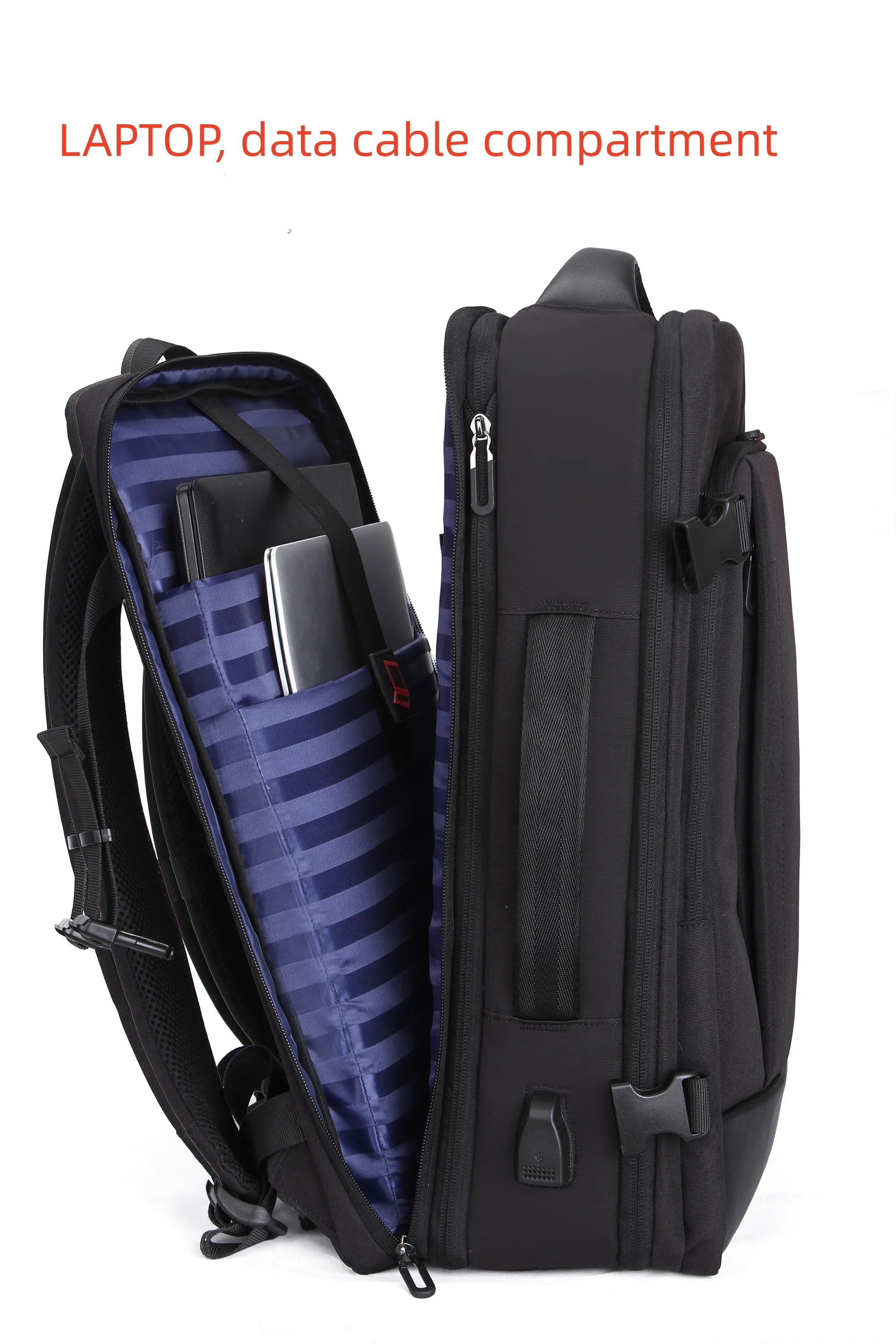 Large Capacity Travel Backpack - Smart & Secure Laptop Bag