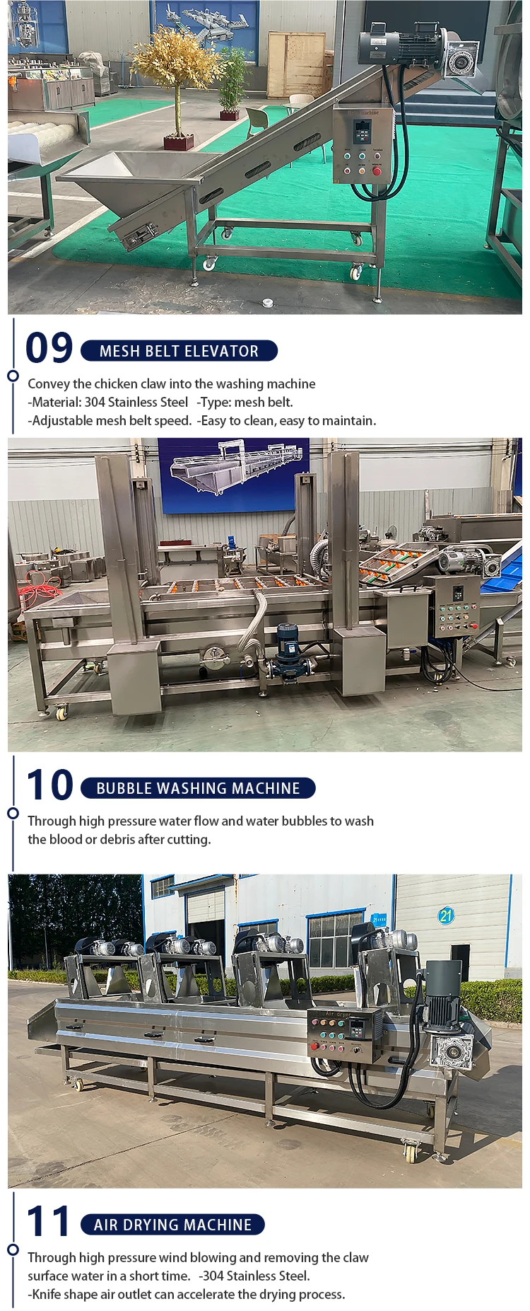 Boneless Chicken Feet Processing Machine Complete Production Line ...