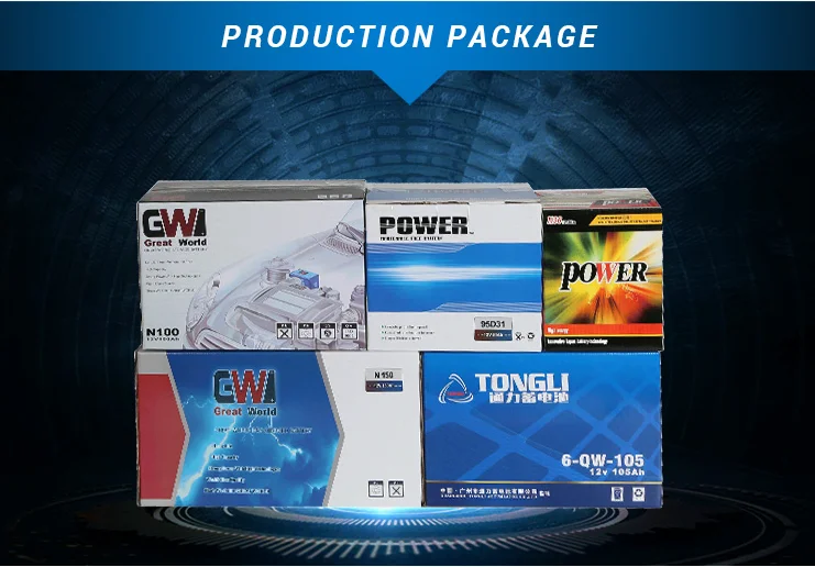 Koreas Technology Auto Battery 12v 60ah Starting Mf Car Battery ...