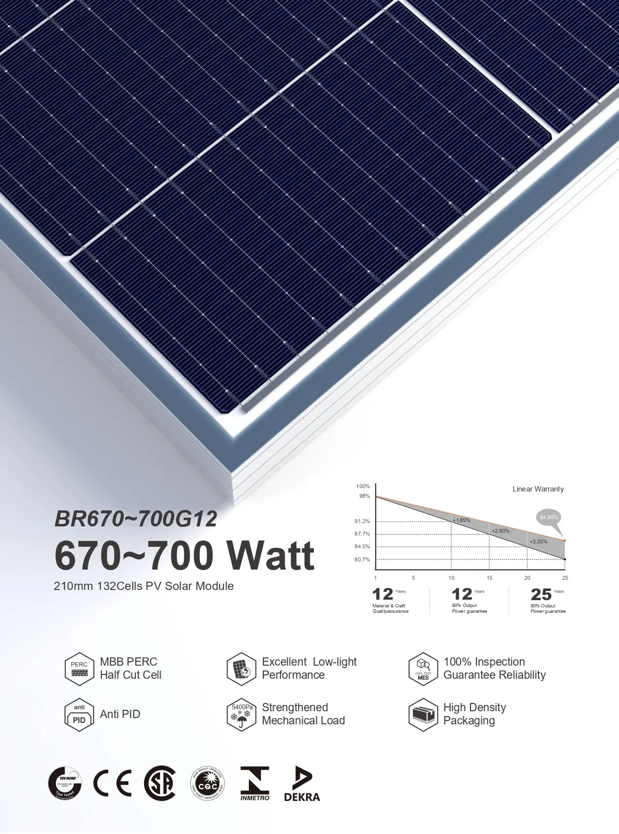 BR Solar Panels - Efficient 700W Monocrystalline Solutions