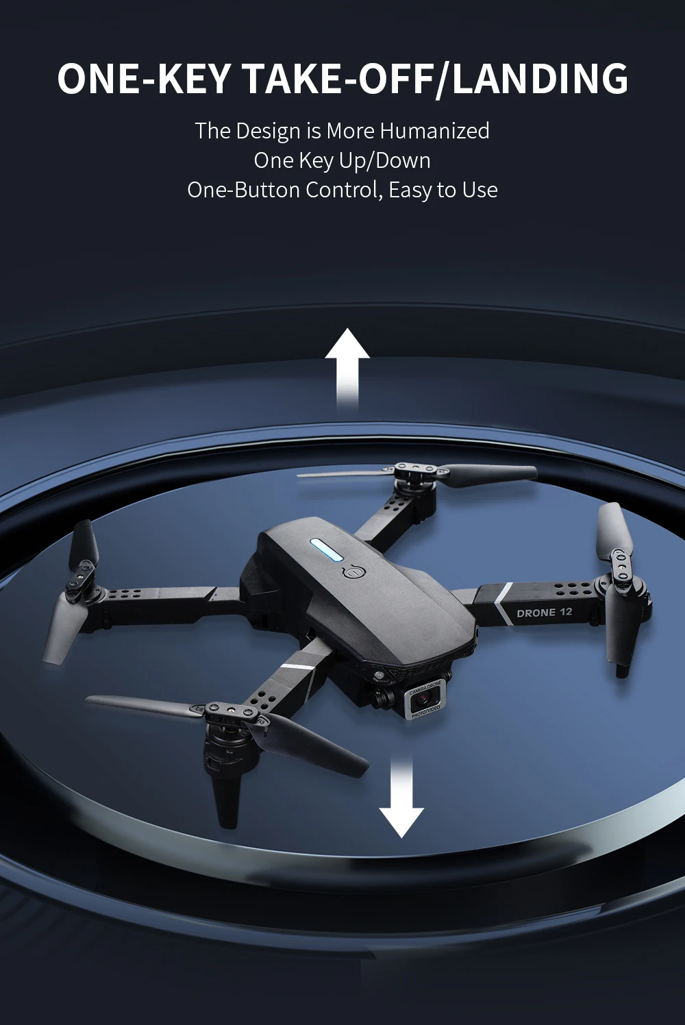 Black Drone Camera E88 4k Gps,Small Drone With Camera Low Price Kids ...