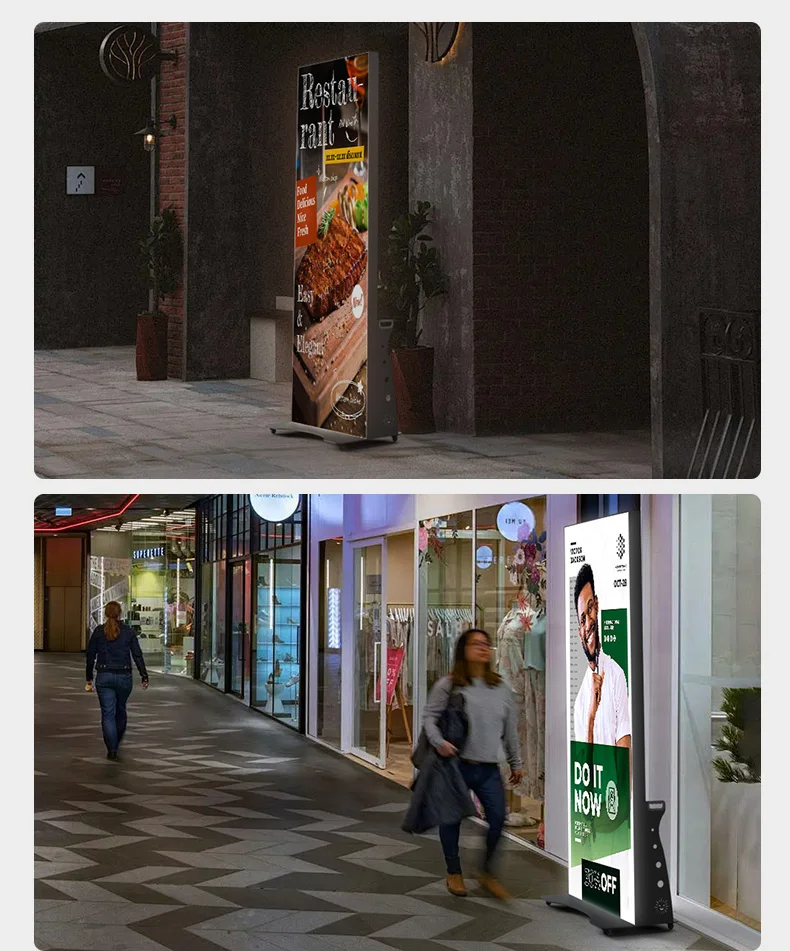 Floor Standing Foldable LED Poster Screen - P2 & P2.5