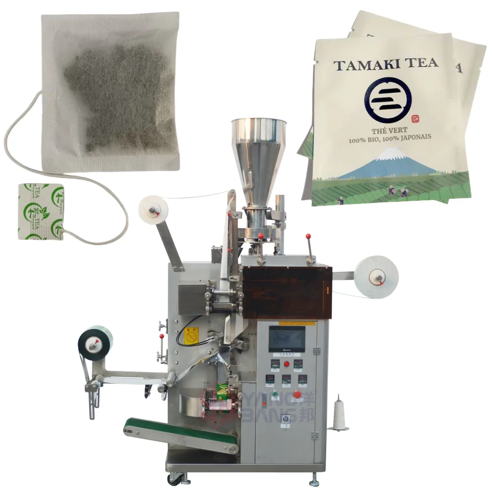 YB-180C Three Sides Sealing Tea Packaging Machine Full Automatic Filter ...