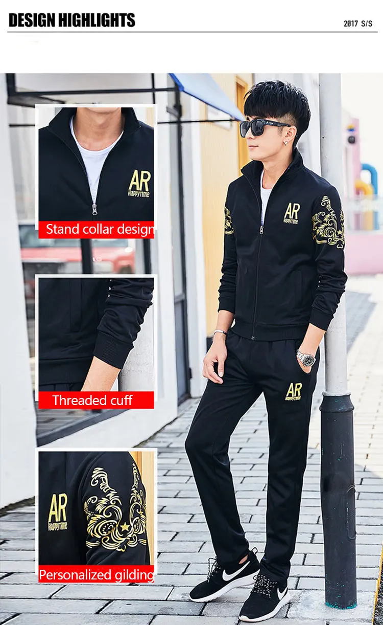 Shop Our Customized Polyester Cotton Jogging Sets for Men