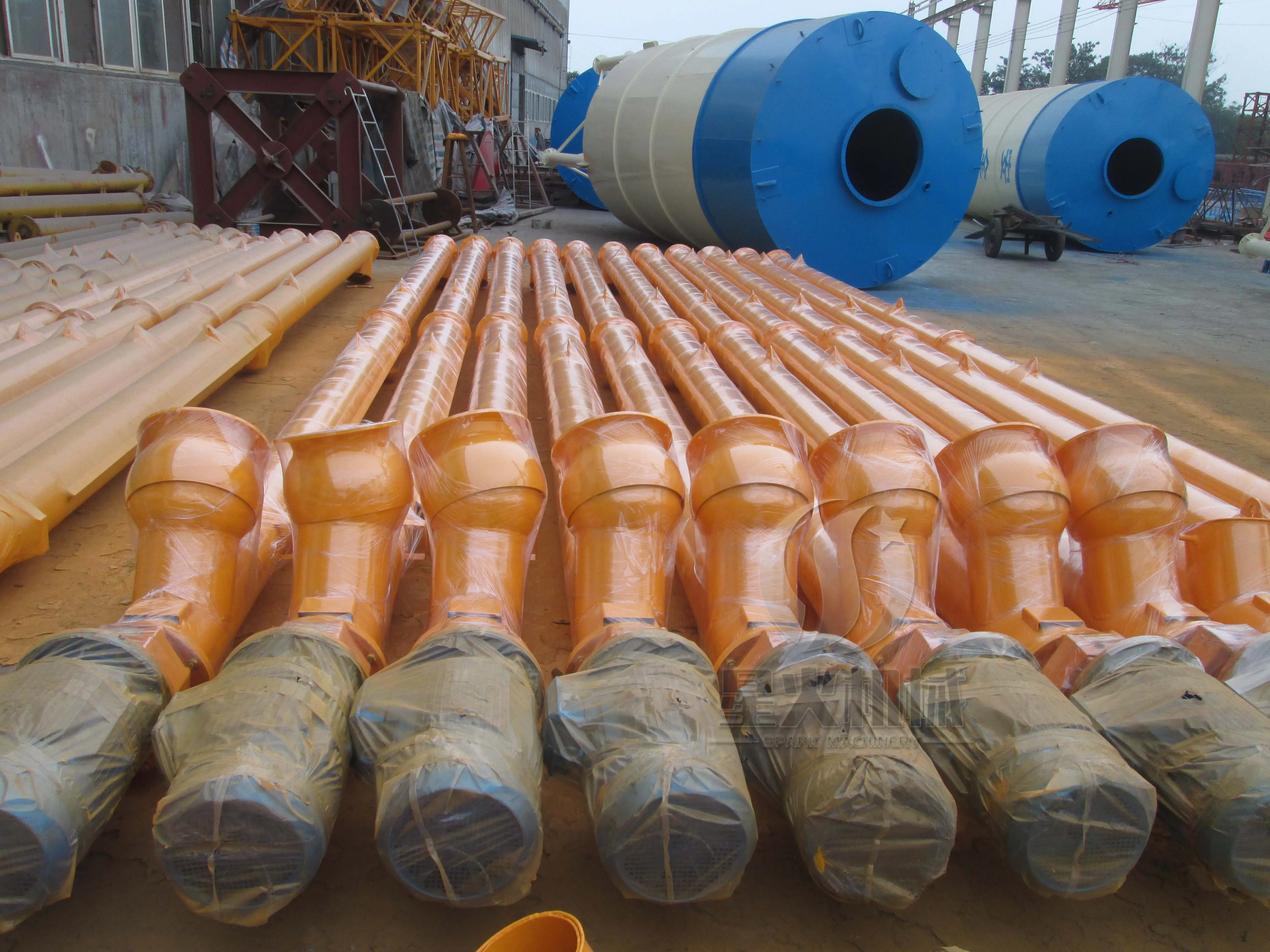 Lsy Series Screw Conveyor Used For Concrete Batching Plant Transfering ...