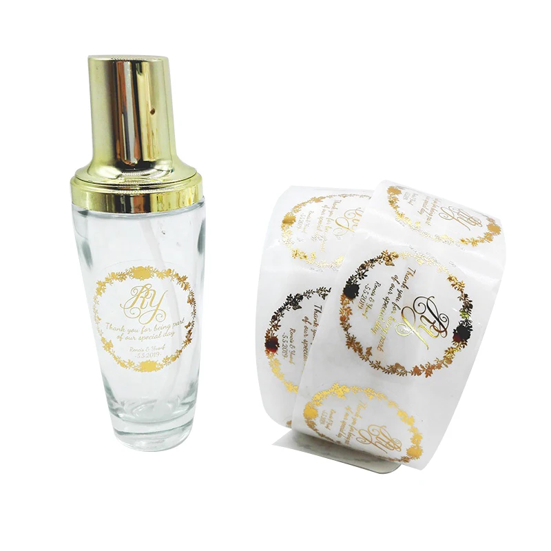 Factory Custom Printing Perfume Bottle Logo Sticker - Buy Perfume ...