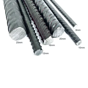 Y8 Y10 Y12 500b 400b Steel Rebar 6mm -25mm In Length 6m 8mm 10mm 12mm ...