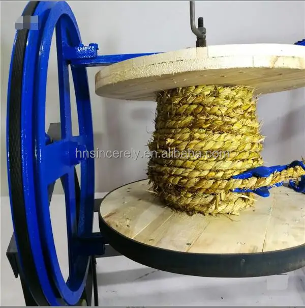 Processing Straw Rope Machine/electric Reed Straw Rope Rolling Machine ...
