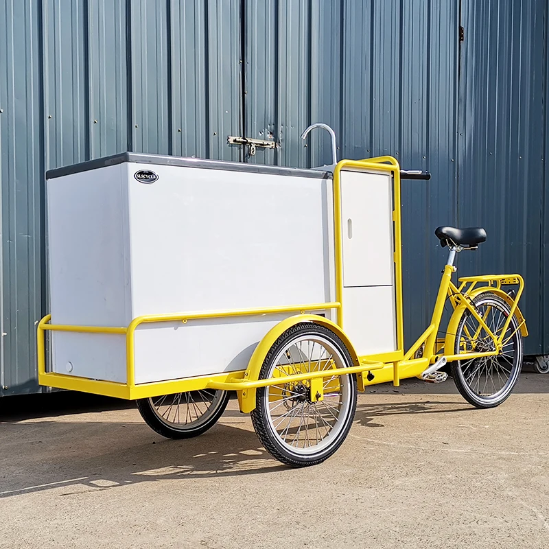Electric Ice Cream Tricycle - Front Load & Freezer Bike