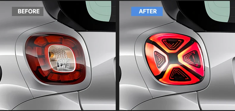 VLAND LED Taillights for Benz Smart 453 Fortwo/forfour