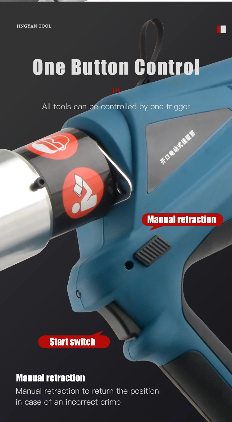 Battery Powered Hydraulic Cutting Tool Ez-105c Copper Cordless Cable ...