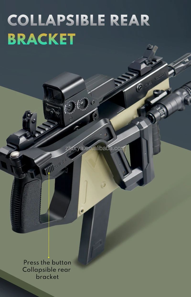 Zhorya Top Fashion Electric Foam Water Kriss Vector V2 Gel Blaster Soft ...