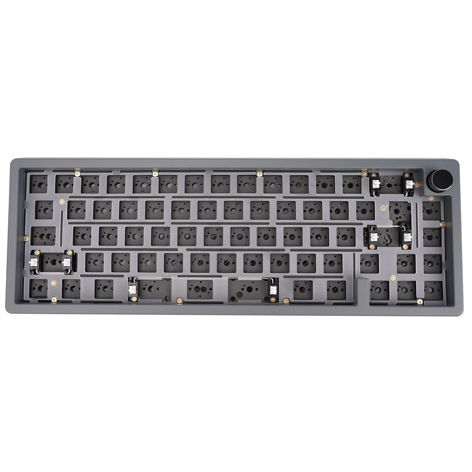Custom Mechanical Keyboard Kit Full Cnc Aluminium Case 65 Keys Wireless ...