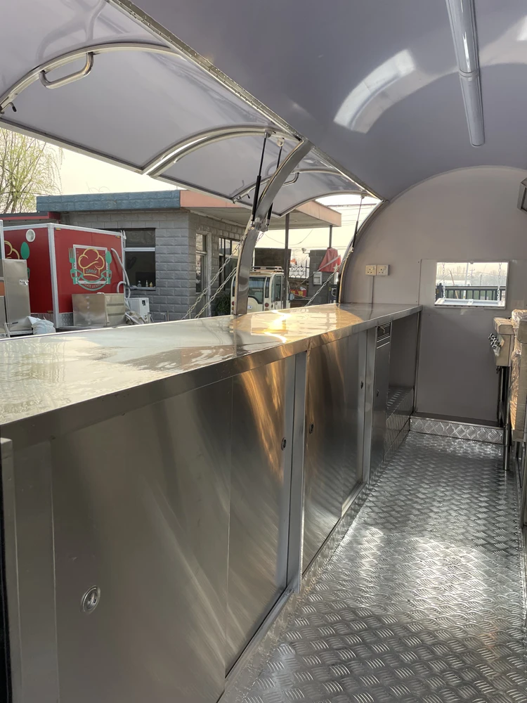 Foodtruck Fast Food Mini Camper Trailers Mobile Food Vans For Sale ...