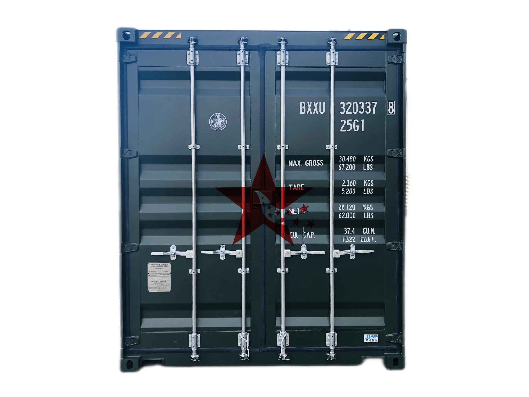 New 20ft Shipping Container 20 Feet Length Iso Standard Container New ...