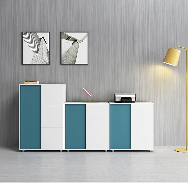 Modular Modern Filing Cabinet - Fire Proof & Sliding Door