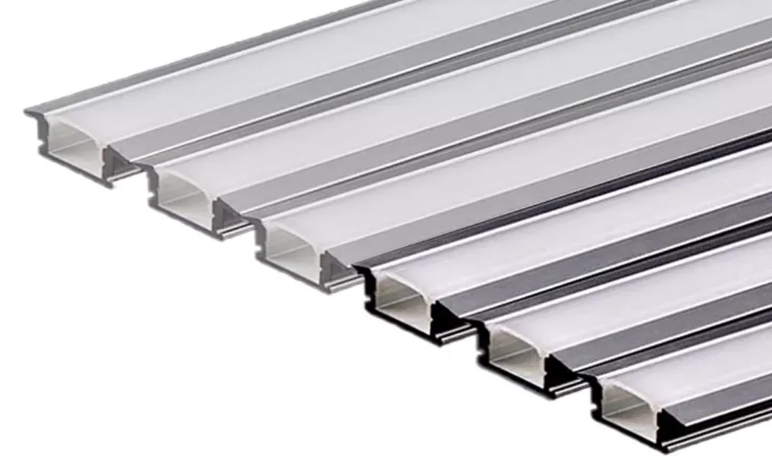 Customized Length Led Diffuser Channel Recessed Mounted Aluminium ...