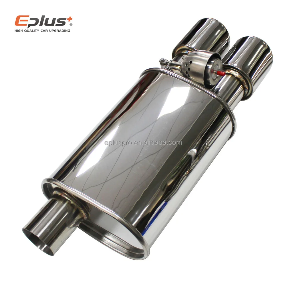 Eplus 1 Set (2 Muffler) Of 76mm Inlet Performance Electric Cutout Valve ...