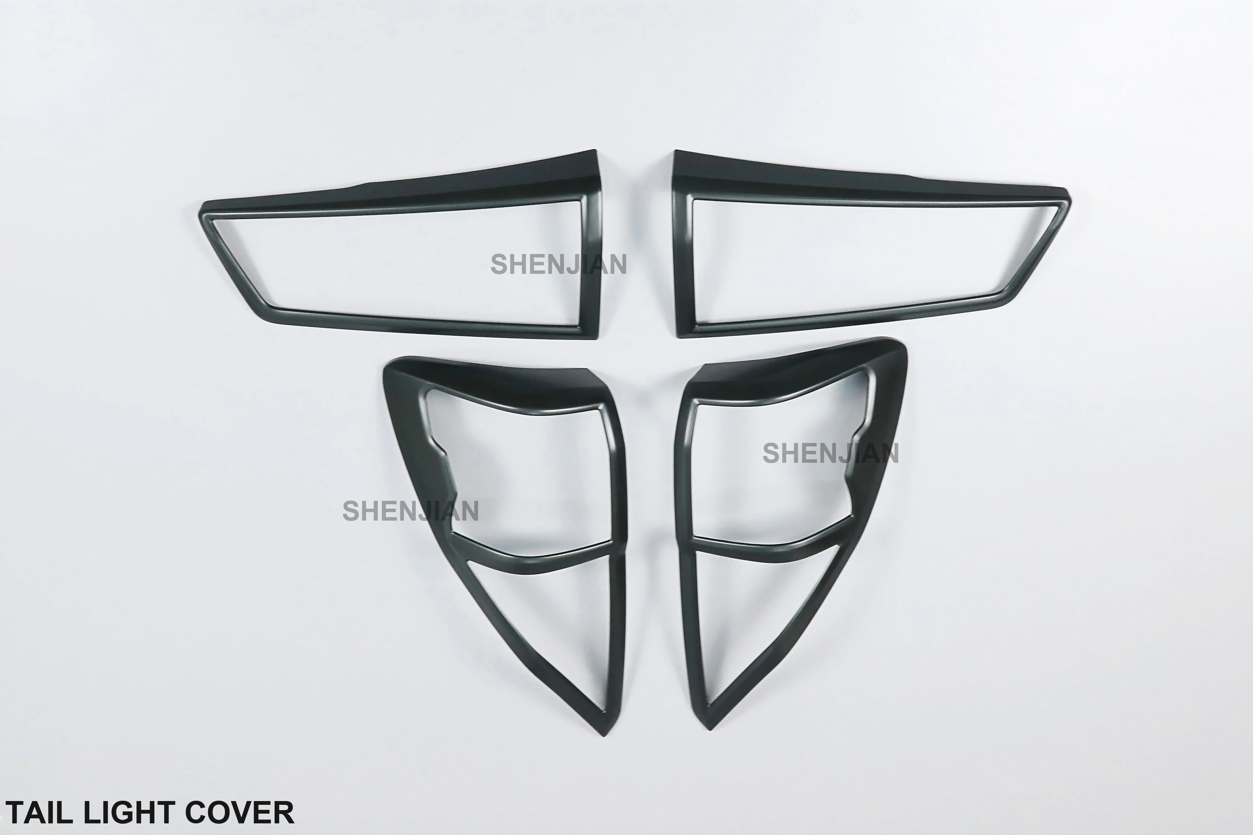 Chrome Matte Black Body Kit Carbon Fiber Handle Cover Bowl Headlamp ...