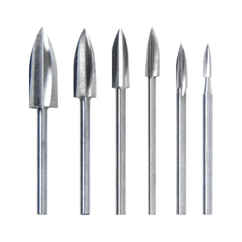 Wooden carving root carving tool tooth machine carving three blade ...