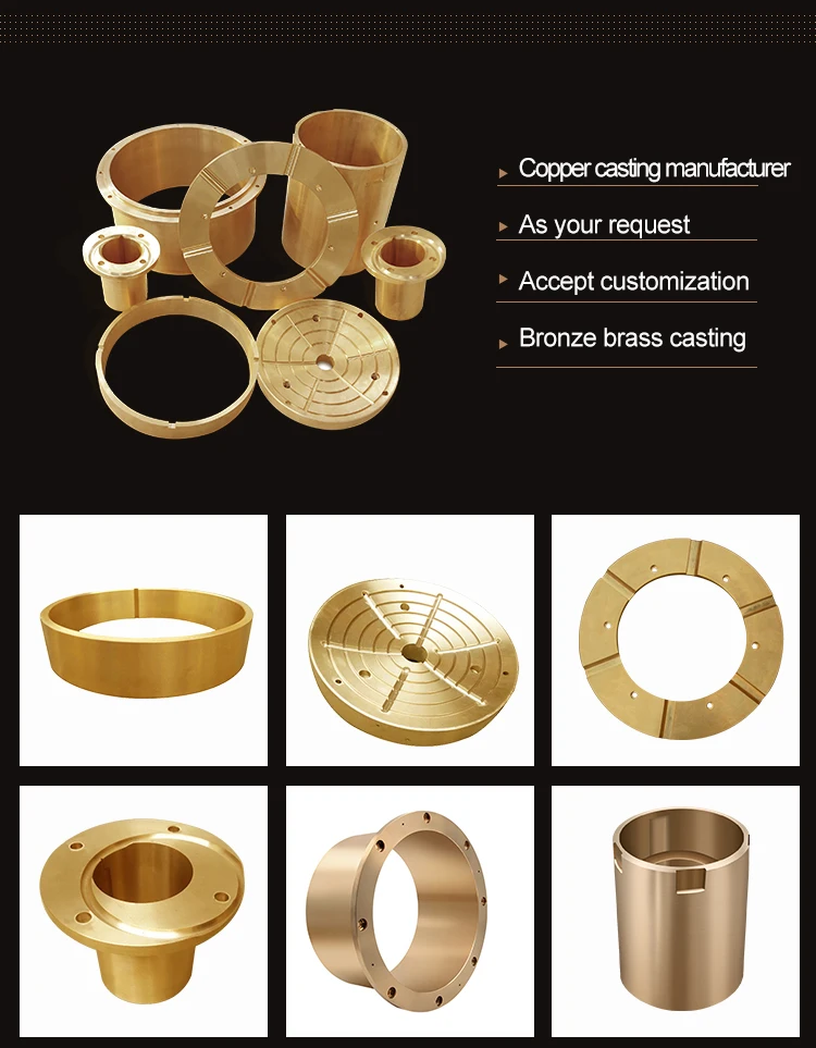 High Wear Resistance Sliding Bushing CuSn12 Tin Bronze with Self ...
