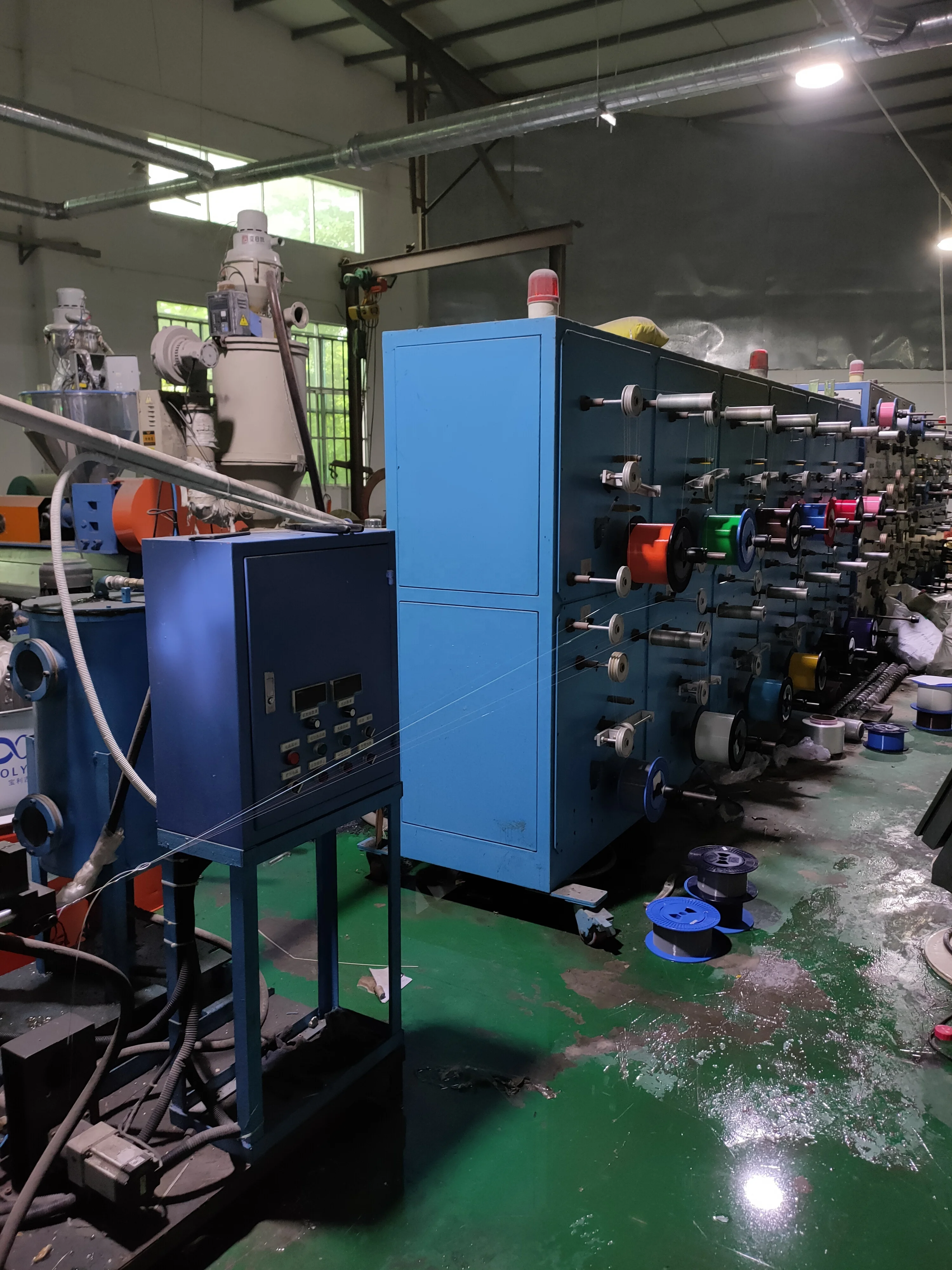 Used Fiber Cable Making Machine Sz Stranding Line For Optical Cable ...