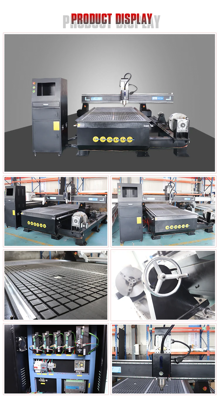 3 Axis 4 Axis Wood Furniture CNC Router - Precision Engraving