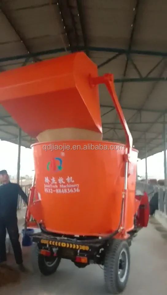 Single Auger Vertical Small Tmr Mixers,Self-propelled Livestock Feed Mixer For Sale - Buy ...