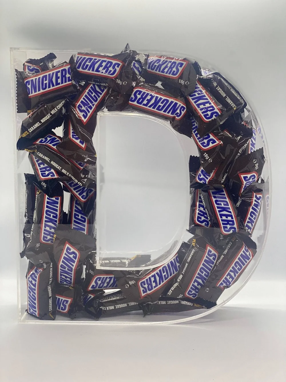 Custom Clear Acrylic Candy Letters - Fillable & Durable