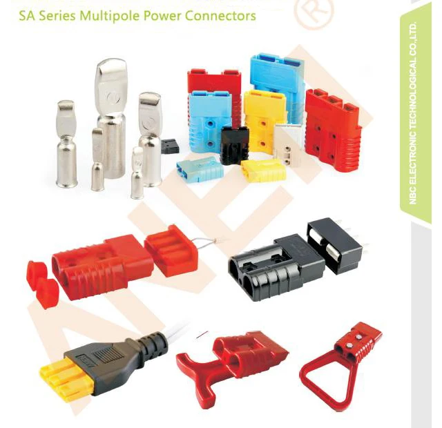 Anen Dual Pole Power Connector - 45A, 600V, 10-16 AWG