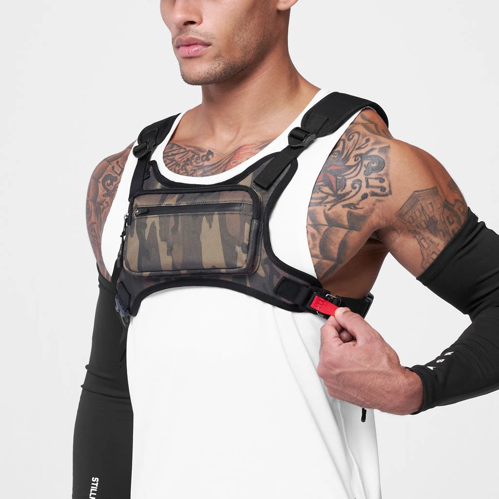 Multifunctional Reflective Running Rig Vest Pack Men's Chest Bag With ...