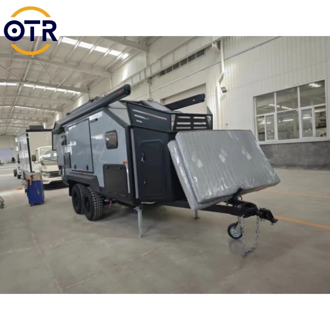 Compact Off-road Camper Trailer 15 Mobile Caravan With Bed&kitchen ...