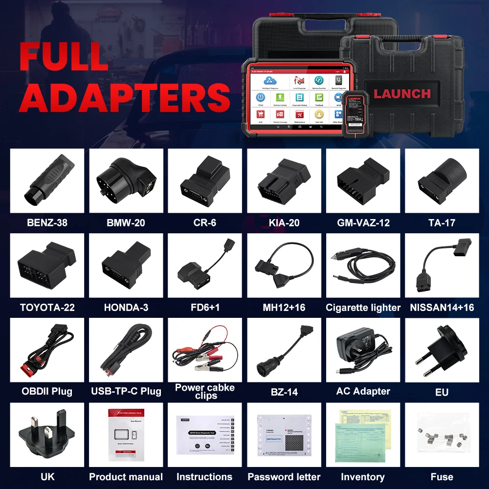 LAUNCH X431 PRO3S+ V5.0 - Professional Engine Diagnostic Tools