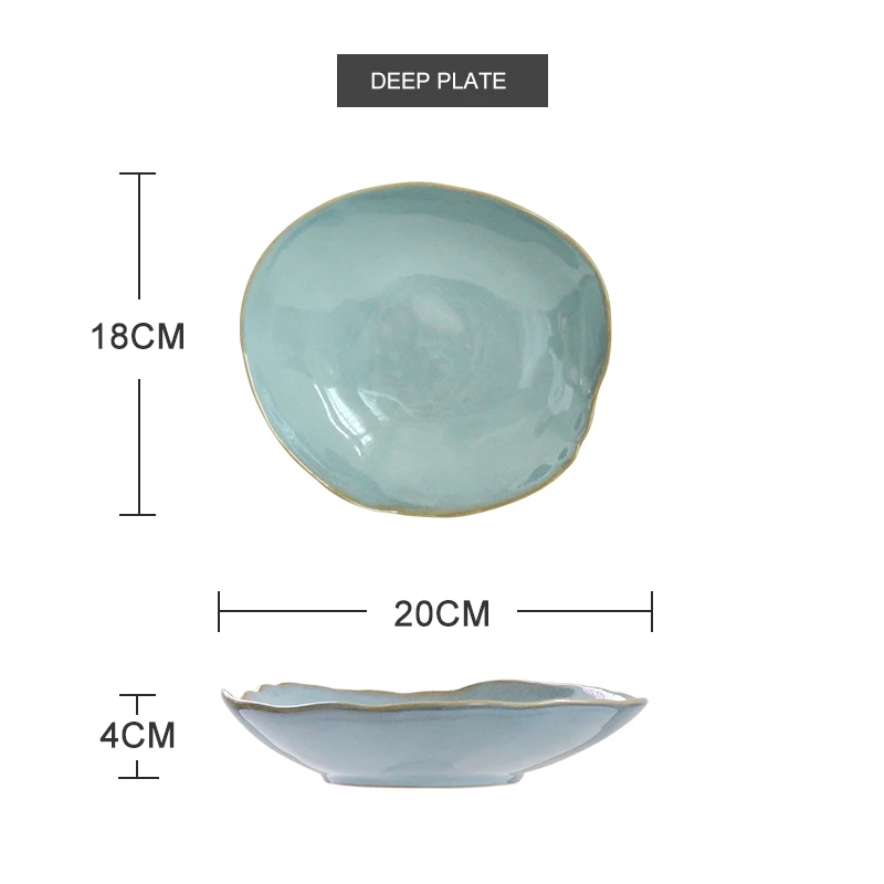 Nordic Simple Design Ceramic Stoneware Dinnerware Set