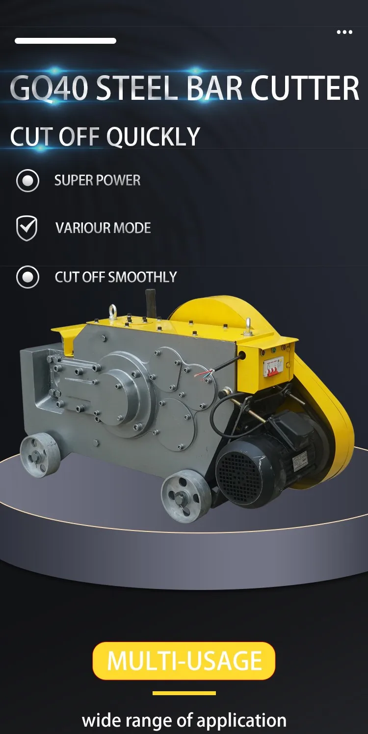 GQ40 Rebar Cutter - Efficient and Reliable Cutting Machine