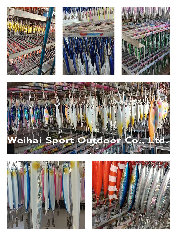 New 130g 160g Laser Reflection Saltwater Metal Jigging Lure Saltwater ...